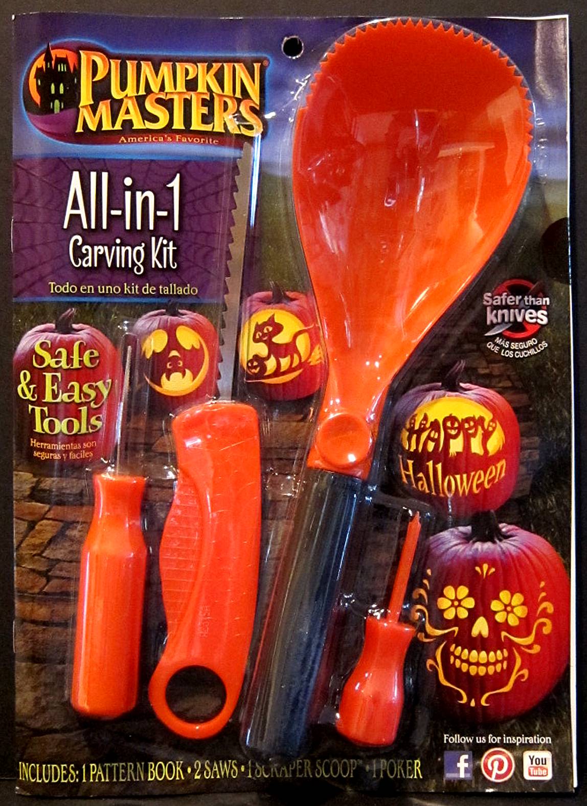 Masterpiece Pumpkins CARVING KITS & SUPPLIES- carving kits, pattern ...